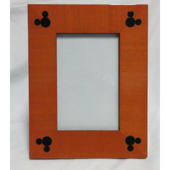 Disney | Accents | Mickey Mouse Disney Parks Wood Picture Frame Black ...